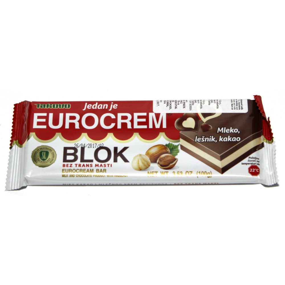 Eurocrem - Blok - 100g – Europa Foods