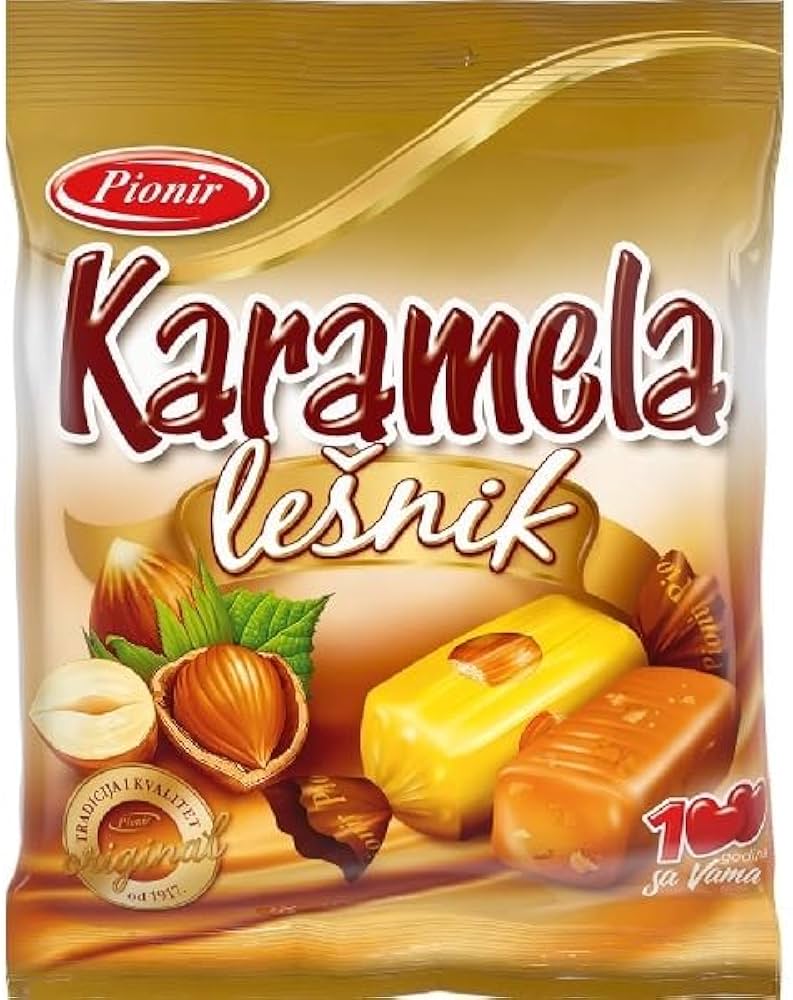 Milk Caramel With Hazelnut Candy – Europa Foods