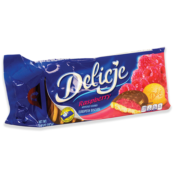 Delicje Raspberry Flavored Cookies – Europa Foods